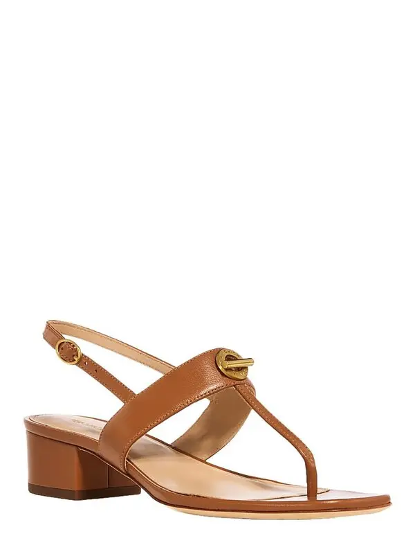 Veronica Beard Andie Toggle Slingback Sandals - Hazelwood