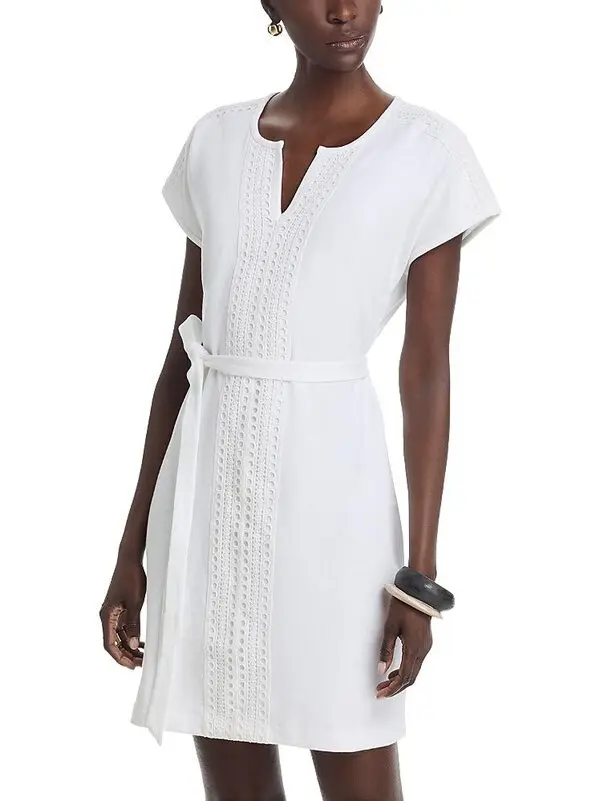 Tommy Bahama Sunset Harbor Lace Trim Dress - White