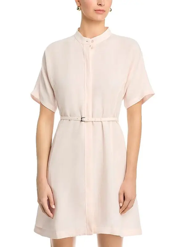 BOSS Dalinia Belted Shirtdress - Ocean Rose