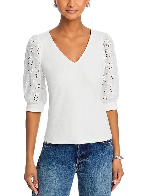 SIX FIFTY Esme Blouse - White