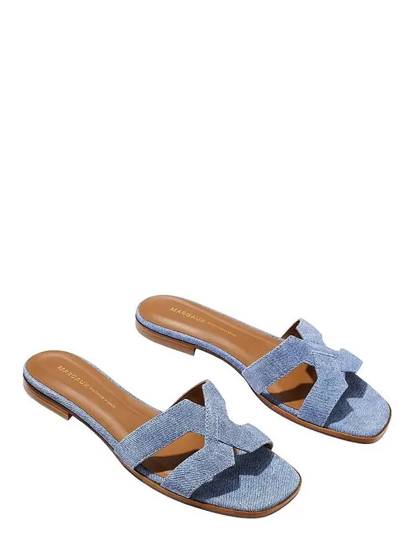 MARGAUX LONNBERG The Mx Sandal - Denim Suede
