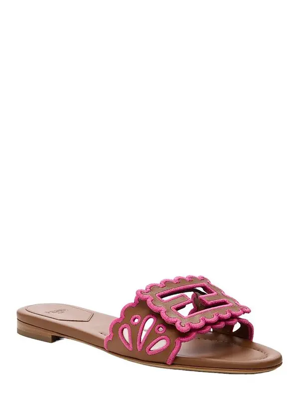 Fendi Baguette Slide Sandals - Sellier Surfina