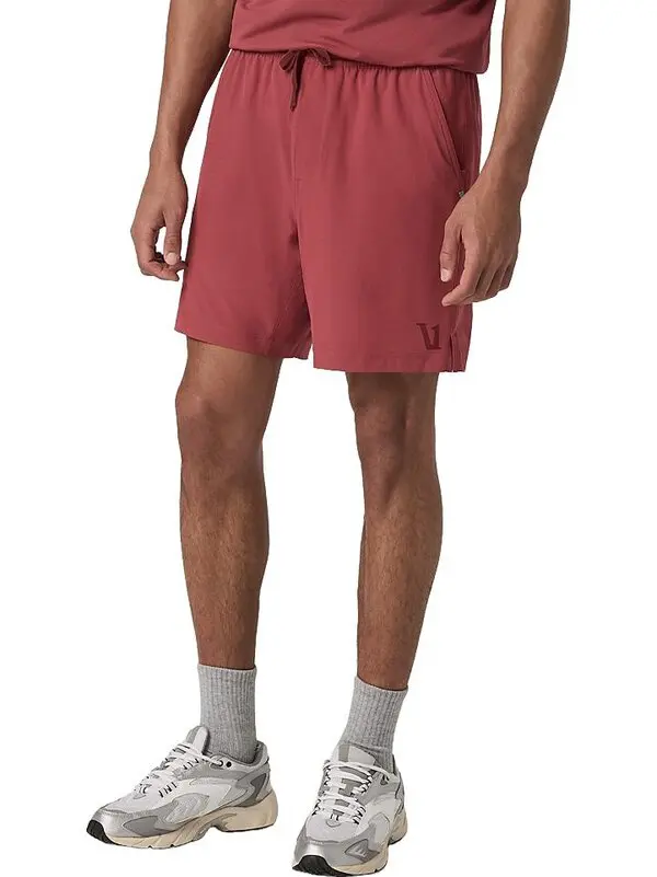 Vuori Hardkore 7" Lined Shorts - Fire