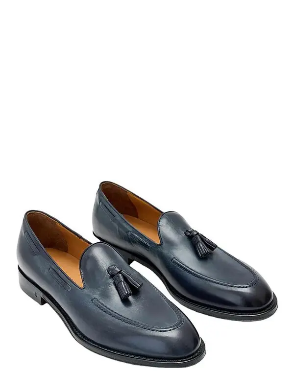John Varvatos Barrow Tassel Loafers - Charcoal