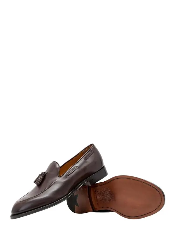 John Varvatos Barrow Tassel Loafers - Chocolate