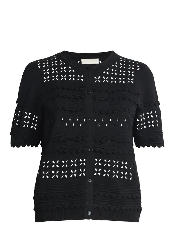 Ulla Johnson Embroidered Abriana Cardigan - Black