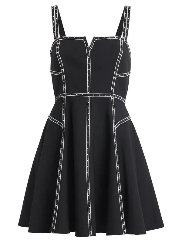 Cinq À Sept Embellished Jelena Mini Dress - Black