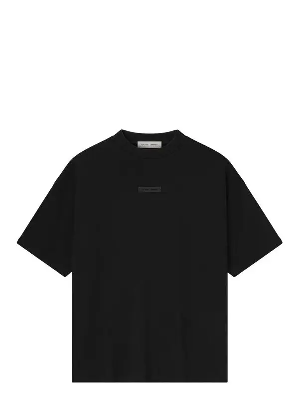 Fear Of God 90s Fit Pique Crewneck Jet - Black