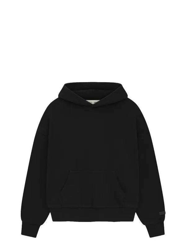 Fear Of God Classic Fit Fleece Hoodie Jet - Black