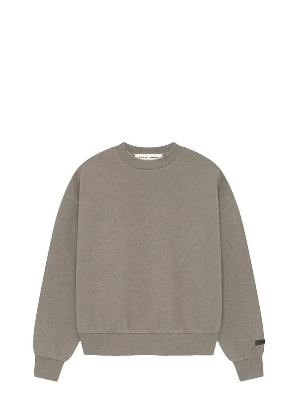 Fear Of God Classic Fit Fleece Crewneck - Grey