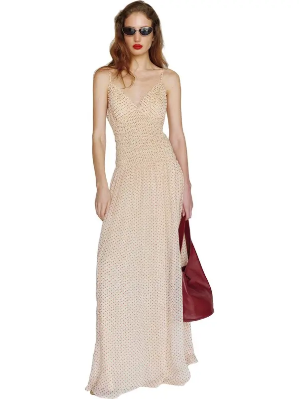 REFORMATION Fatima Maxi Dress - Champagne