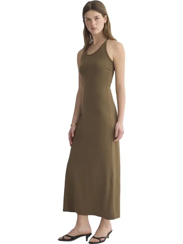 Everlane Racerback Maxi Knit Dress - Beech