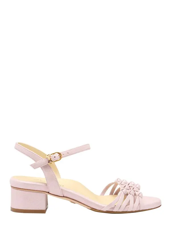 Sarah Flint Perfect Erika 30 Sandals - Light Pink Shimmer Suede