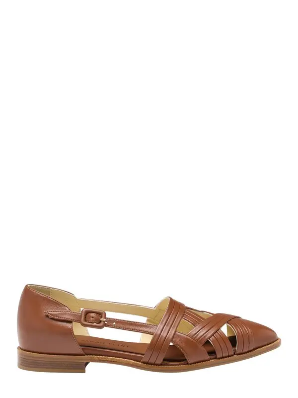 Sarah Flint Julia Flat - Cognac Nappa