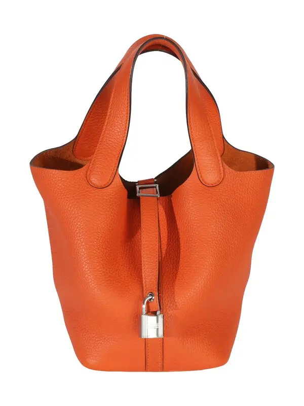 Hermès Picotin Lock 18 Top Handle - Orange