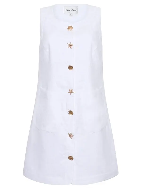 Cara Cara Rhapsody Mini Dress - White