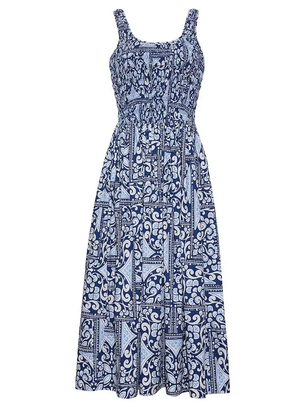 Cara Cara Bergamo Midi Dress - Hart Tile Navy