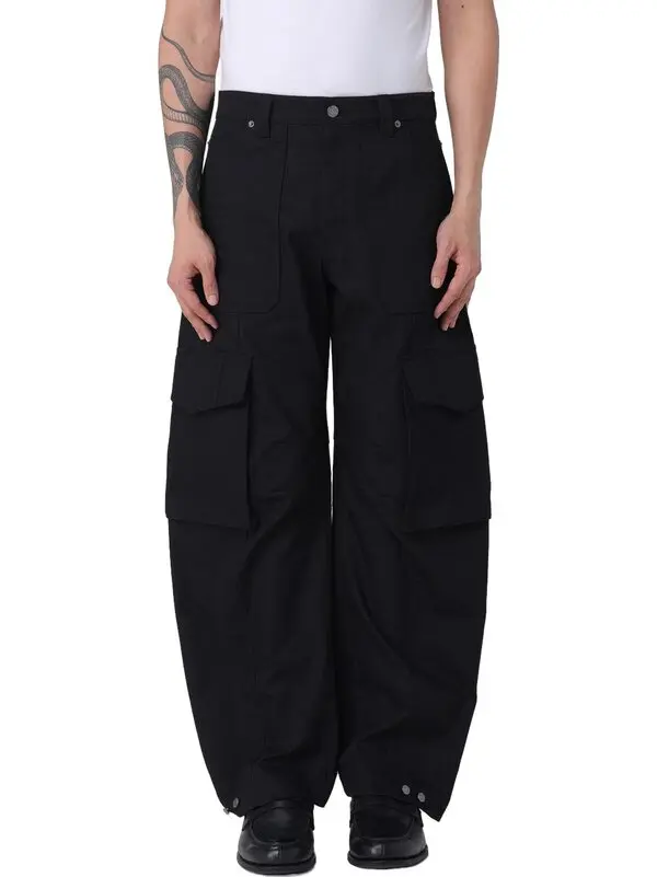 GOLDEN GOOSE Wide Leg Pants - Black