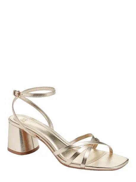 Bp. Isabelle Ankle Strap Sandals - Gold Light Metallic