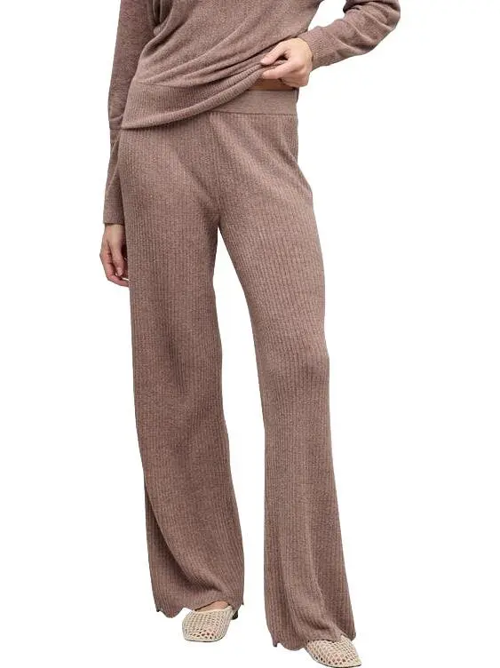 Barefoot Dreams Cozychic® Ultra Lite® Scallop Hem Lounge Pants - Sable
