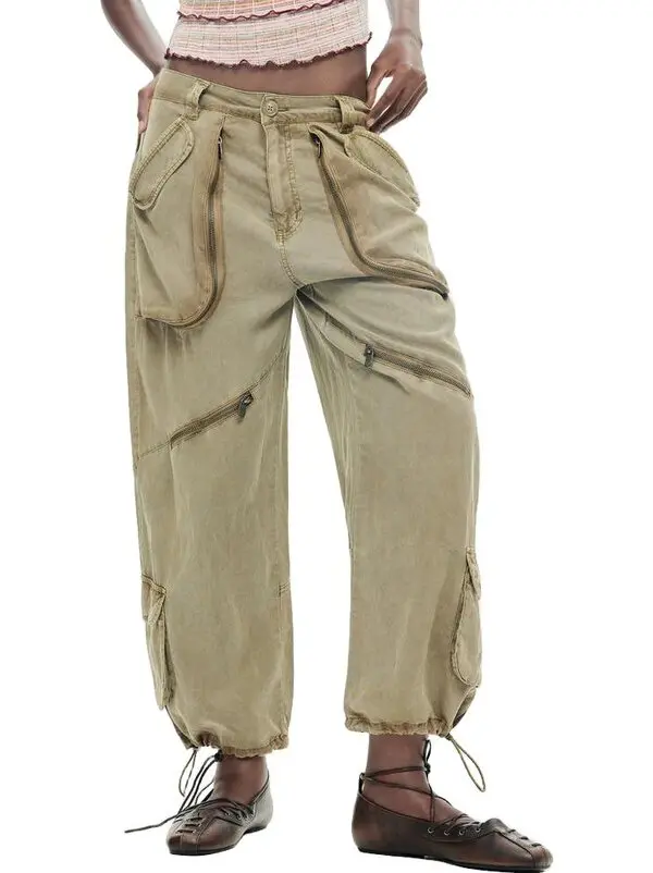 Desigual Cargo Pants - Sand