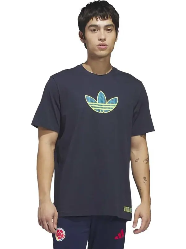 Adidas Colombia National Team 2026 Away Jersey Hook T-shirt - Navy