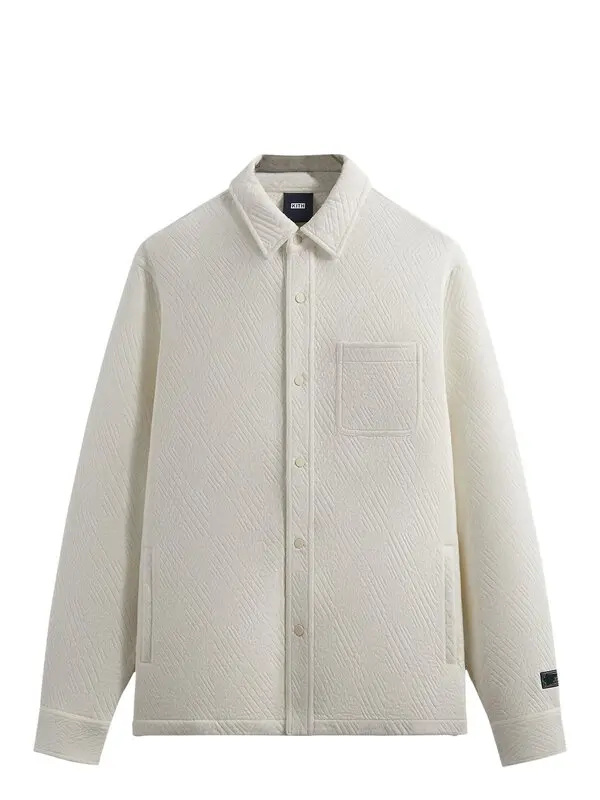 Kith Quilted Interlock Ginza Shirt - Cream