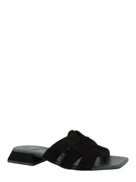 Paul Green Desire Slide Sandal - Black Suede