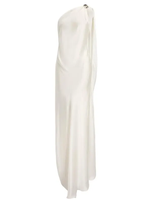 Ralph Lauren Satin Evening Dress - Cream