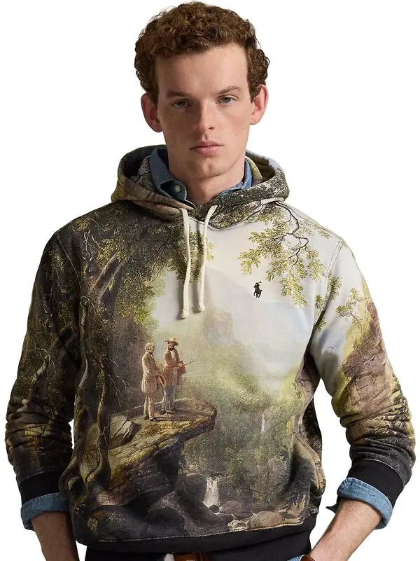 Ralph Lauren Printed Fleece Hoodie - Kindred Spirits