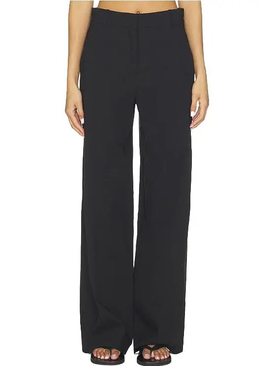 Theory High Waisted Trousers - Black