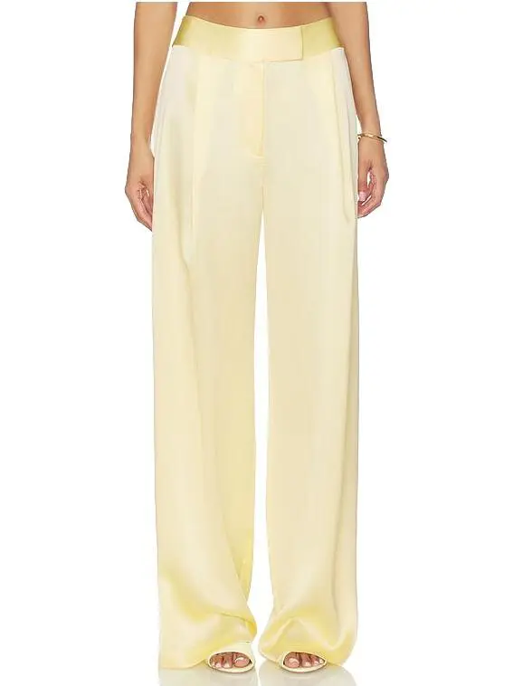 THE SEI Relaxed Trouser - Custard