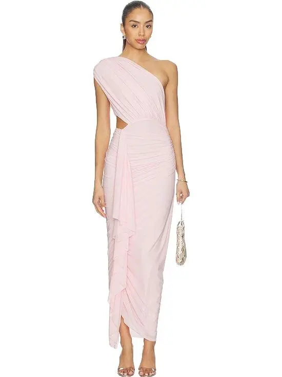 Superdown Juliet Midi Dress - Baby Pink