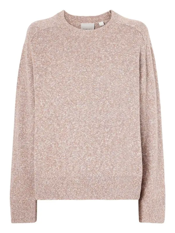 Varley Organic Cotton And Linen-blend Sweater - Neutrals