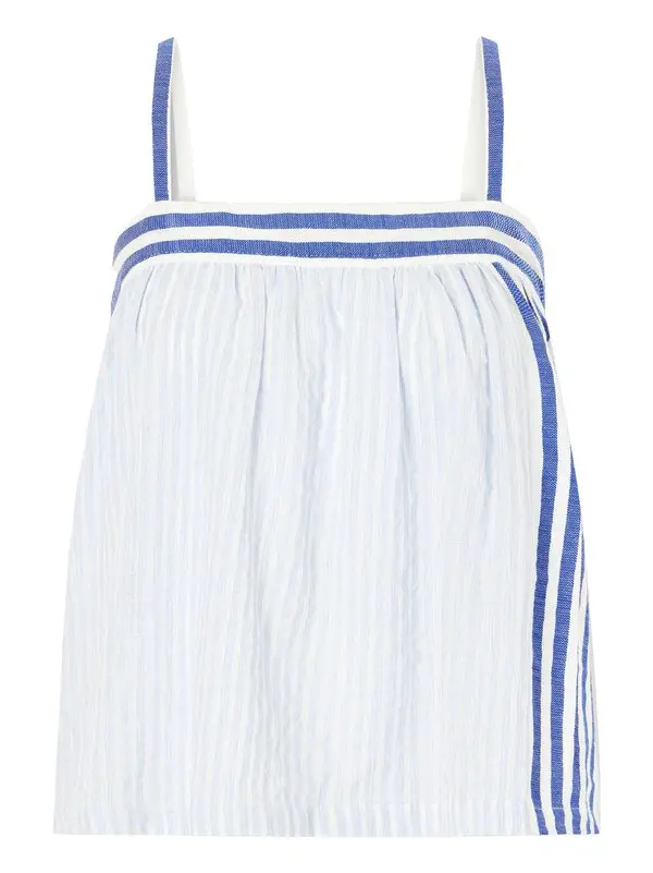 LEMLEM Thea Cotton Tank Top - Blue