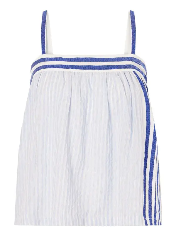 LEMLEM Thea Cotton Tank Top - Blue
