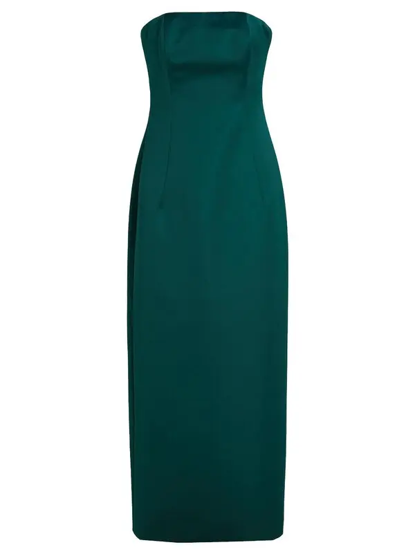LEO LIN Rayna Strapless Maxi Dress - Emerald