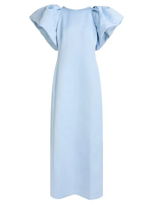 LEO LIN Lucinda Satin Maxi Dress - Light Blue