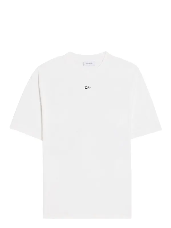 Off-White Printed Cottonjersey Tshirt - White