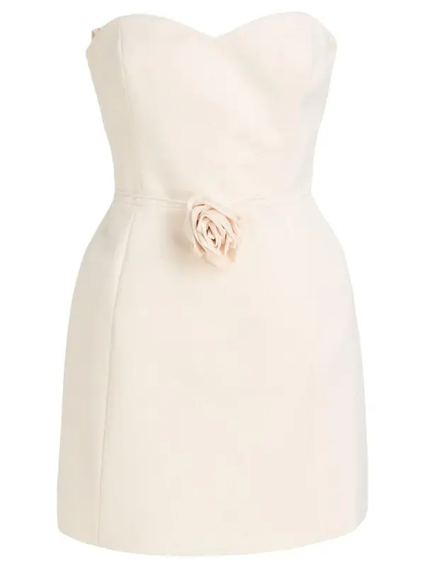 LEO LIN Rosalie Strapless Mini Dress - Ivory