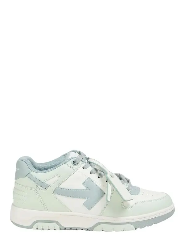 Off-White Out Of Office Leather Sneakers - Mint