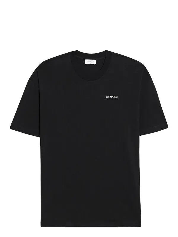 Off-White Printed Cottonjersey Tshirt - Black