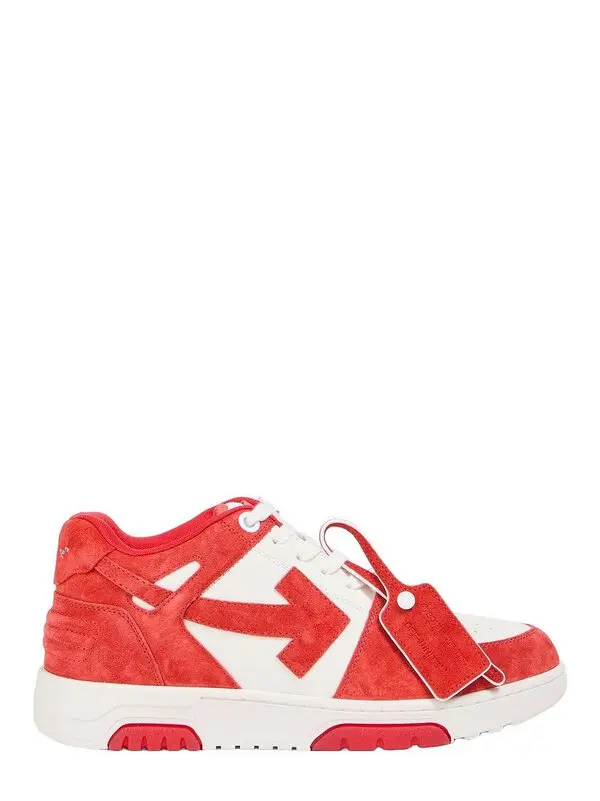 Off-White Out Of Office Sneakers - Tomato Red