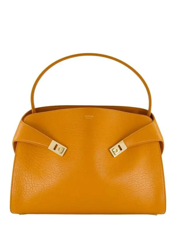FERRAGAMO Hug Shoulder Bag - Orange
