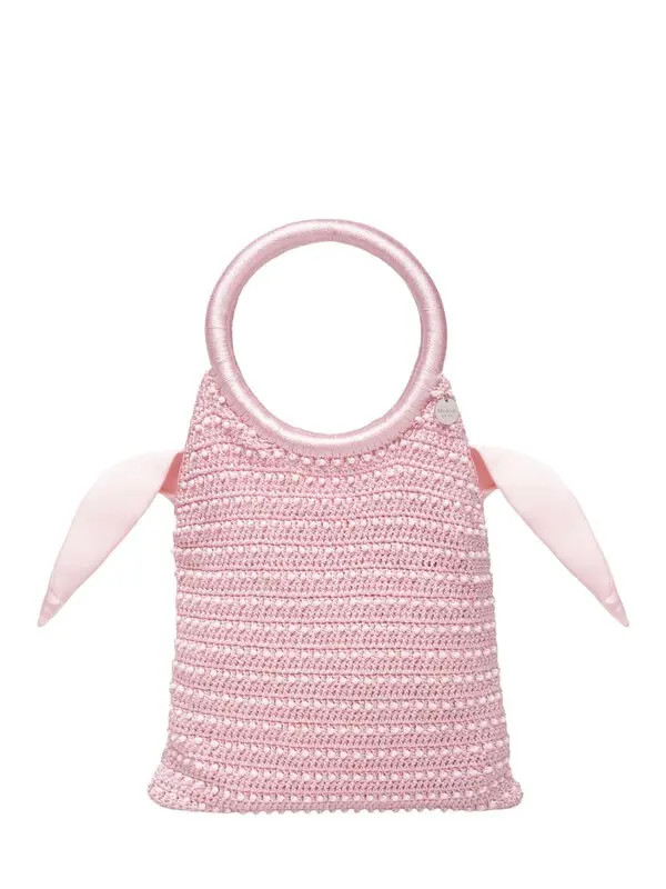 Merlette Maris Hand Macramé Bag - Light Pink