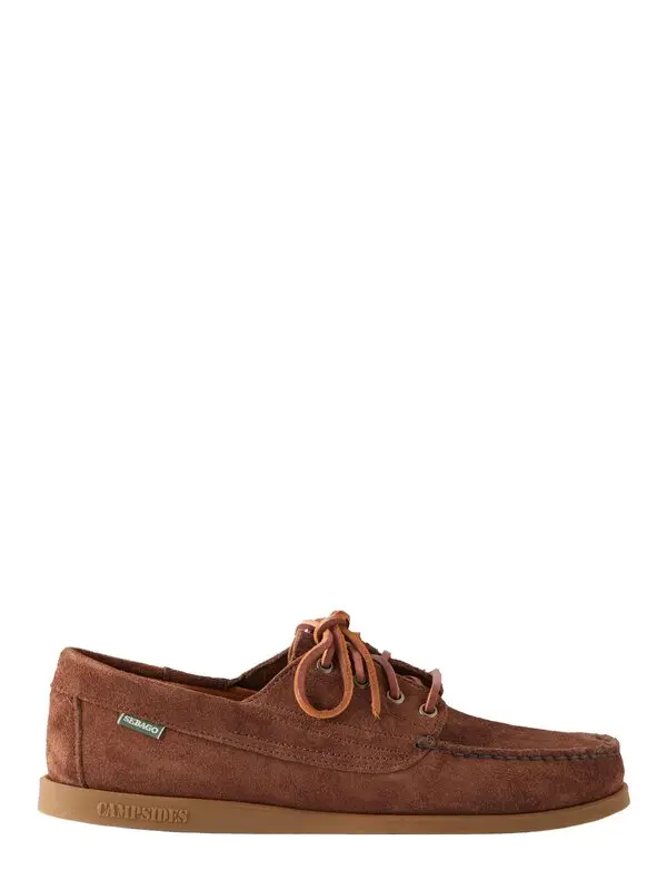 SEBAGO Suede Boat Shoes - Brown