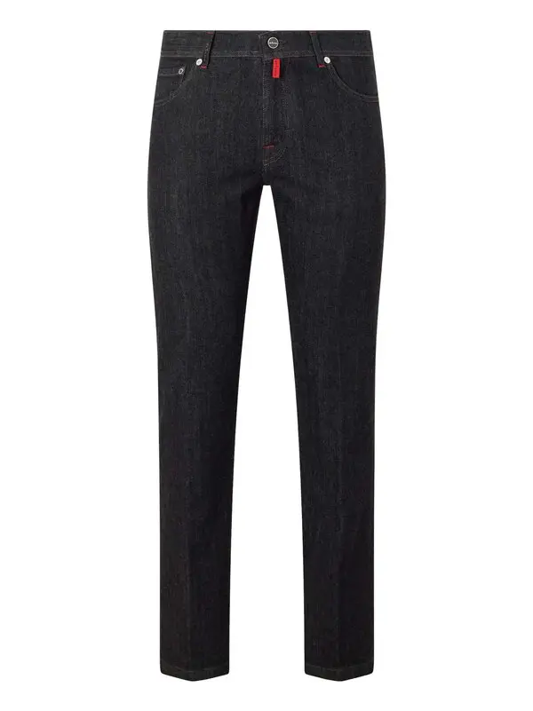 Kiton Straight-leg Jeans - Black