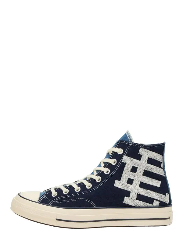 CONVERSE X Eric Emanuel Chuck Taylor 70s High Top Sneakers - Navy/blue/egret