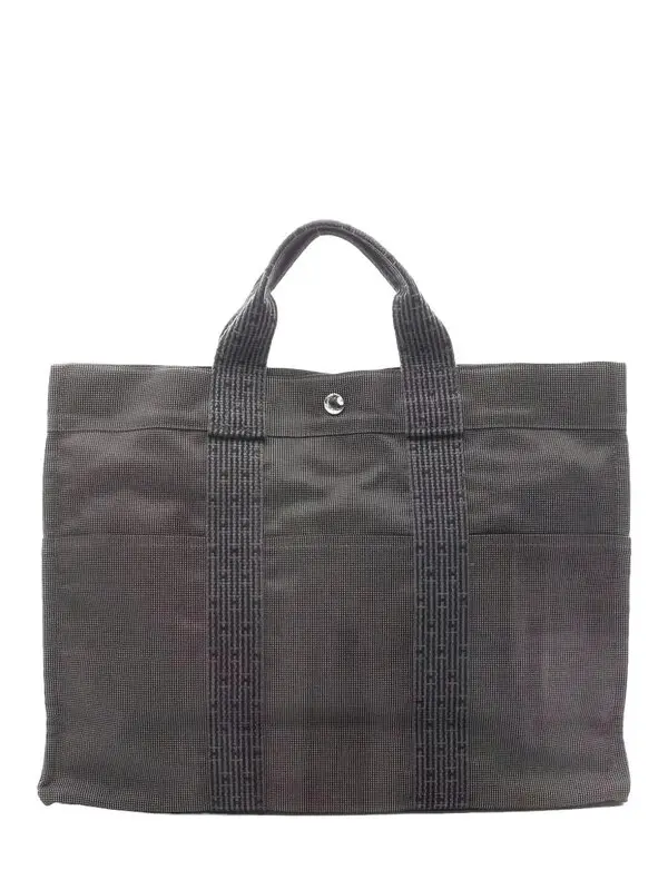 Hermès 2000s Canvas Tote Bag - Grey