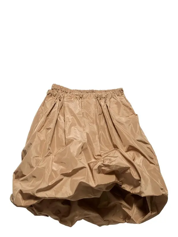 Prada Technical Taffeta Skirt - Khaki